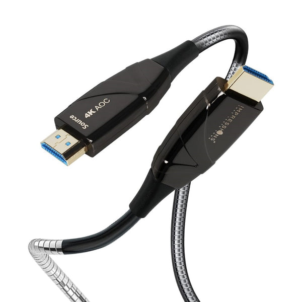 IMPRESSIONS HDMI 2.0v 4K ARMOUR OPTICAL FIBER CABLE 10 METER – SoundTrails